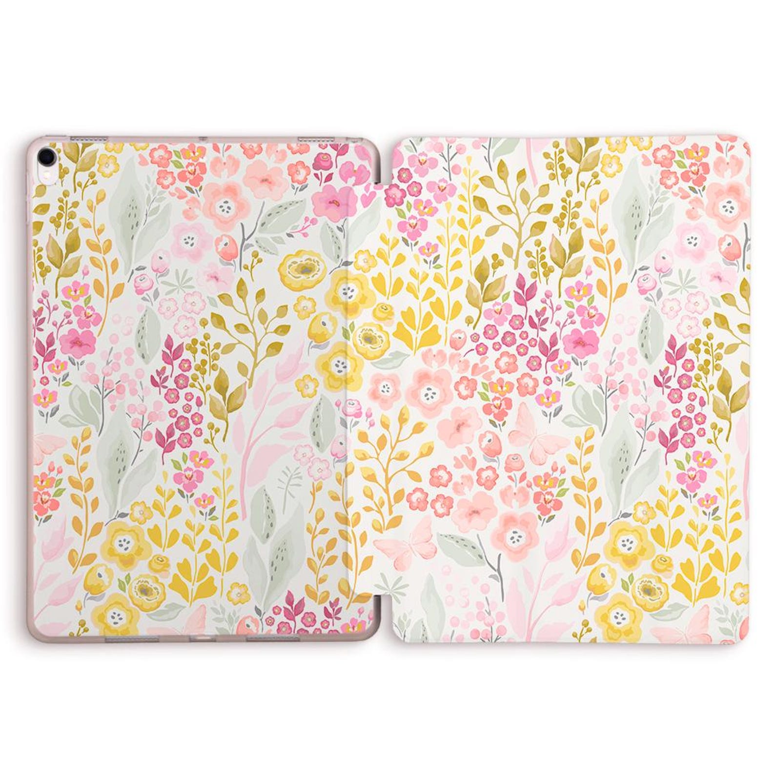 IPad Case Cute Aesthetic Summer Flowers iPad Air 11 13 M2 iPad A16 10th ...