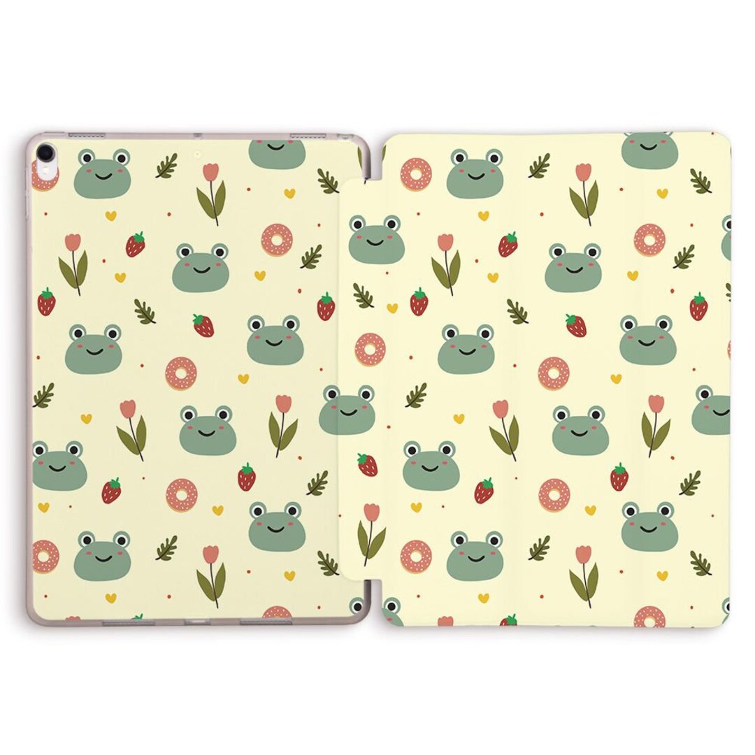 IPad Case Cute Frogs Aesthetic Kawaii Case for iPad 10th 10.2 9th Air 5 ...