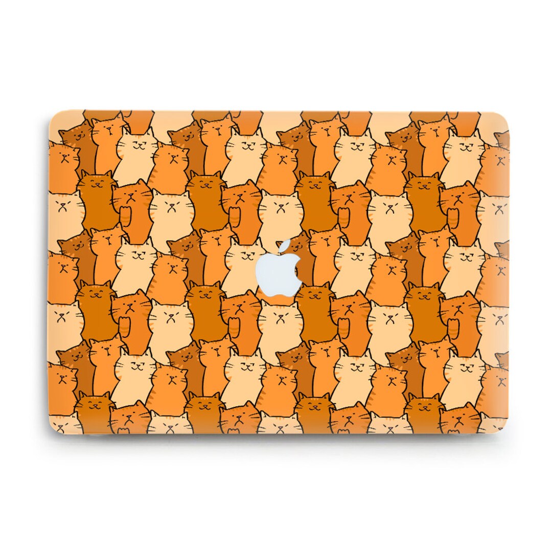 MacBook Case Cute Orange Cats Pretty MacBook Pro 13 MacBook Air 13 M2 ...