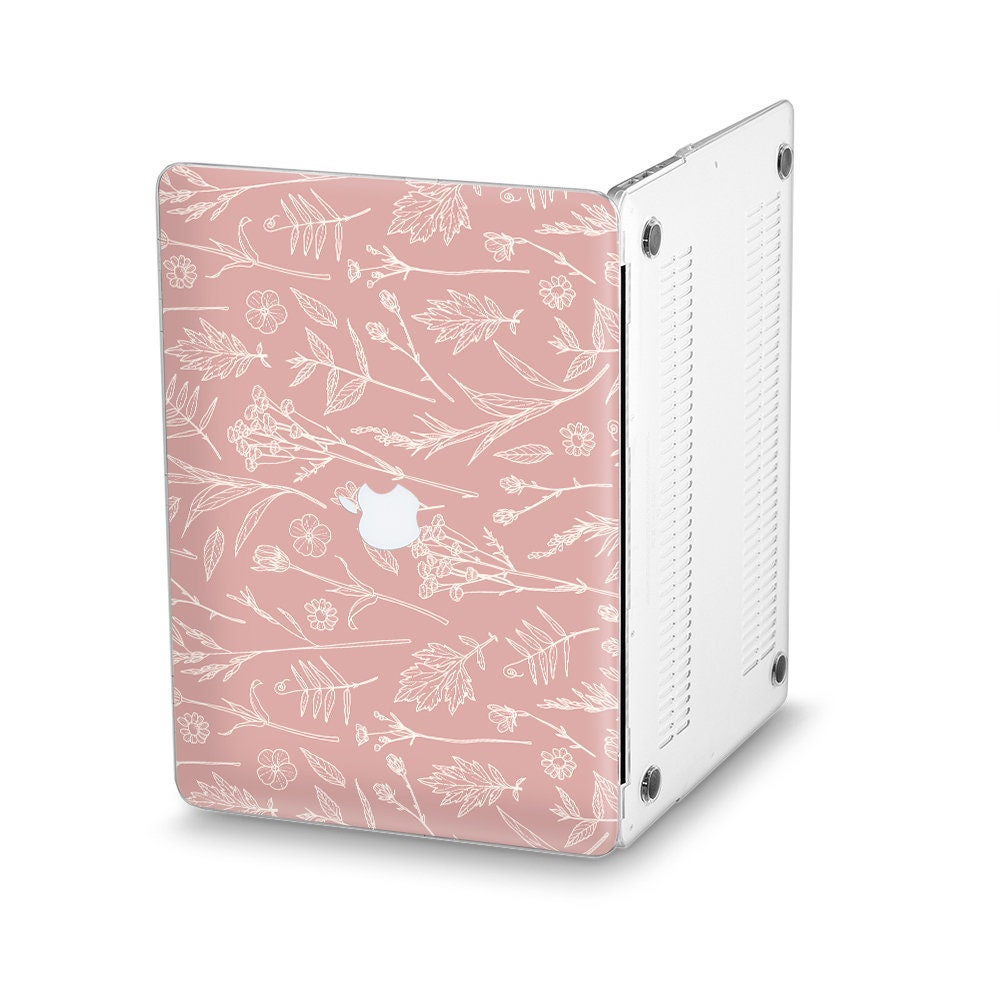 MacBook Case Flowers Aesthetic Floral Cute MacBook Pro 13 MacBook Air ...