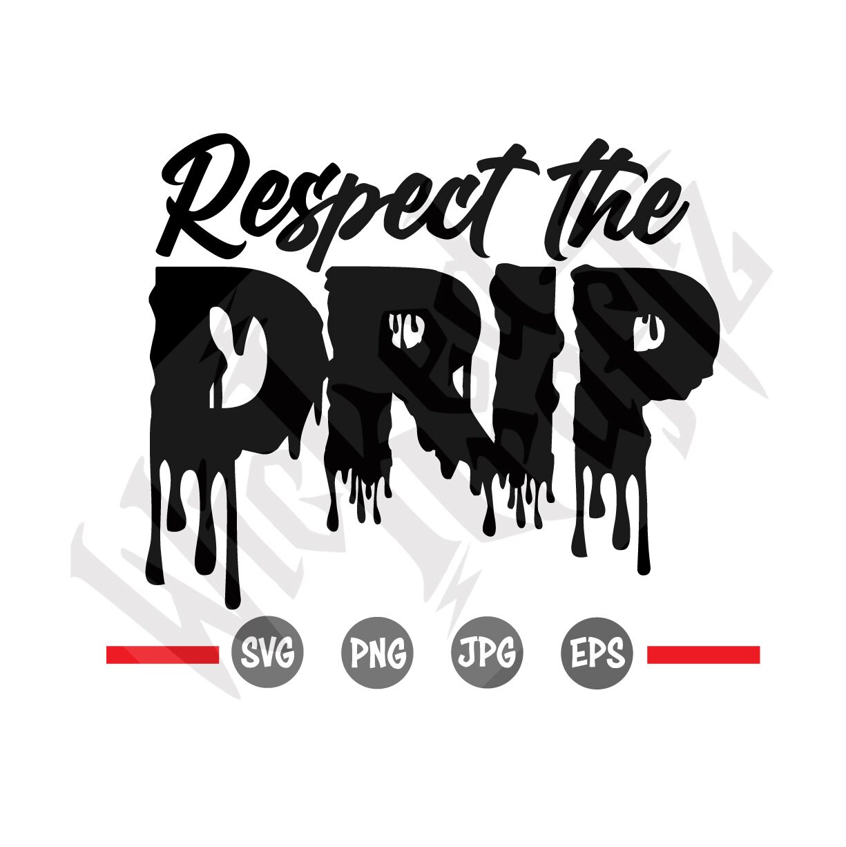 Respect the Drip Svg Png Jpg Eps Digital Svg Meme | Etsy