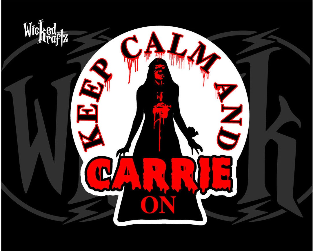 Carrie Horror Movie SVG Halloween Movie Hollywood Villains Digital Svg ...