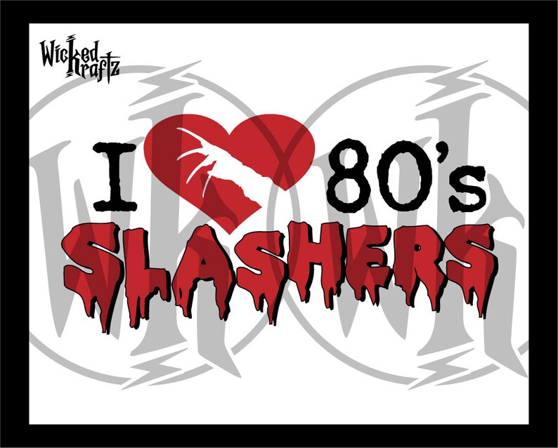 80s Slasher Lover Horror Movie SVG Halloween Movie - Etsy