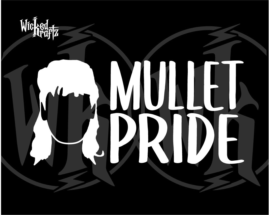 Mullet Pride / Digital Svg / Mullet svg / Funny svg / - Etsy México