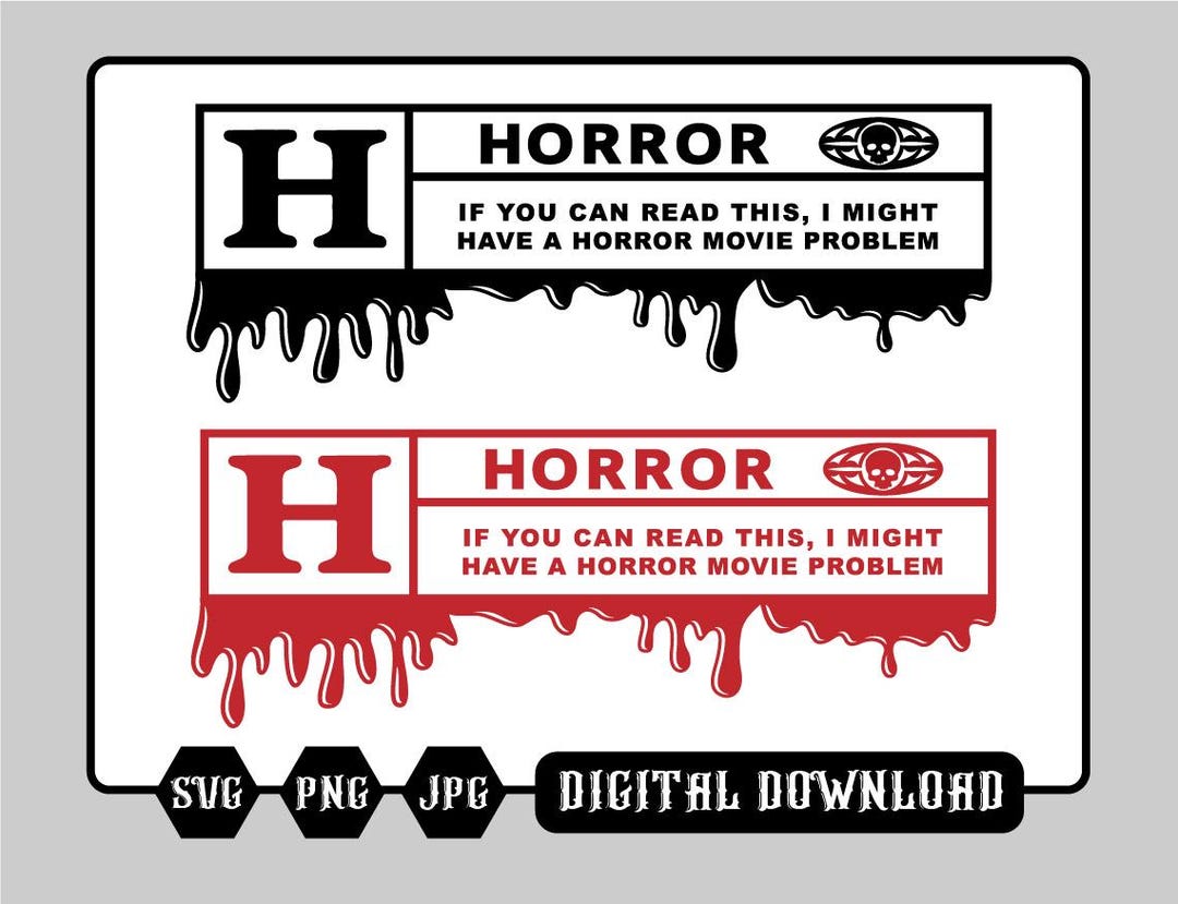 Horror Addict | Svg Png Jpg Eps | Digital Halloween Decal Svg | Shirt ...
