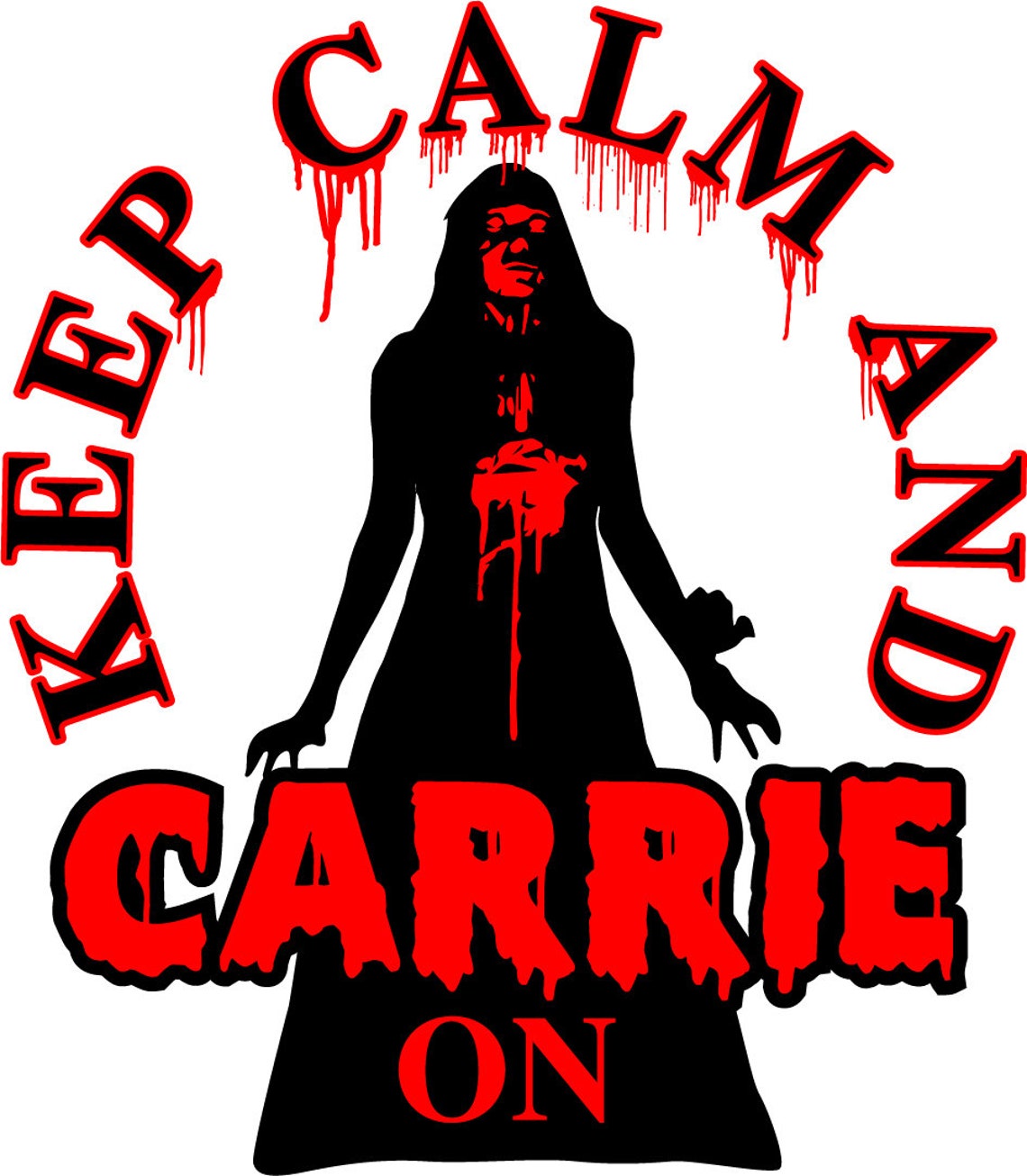 Carrie Horror Movie SVG Halloween Movie Hollywood | Etsy