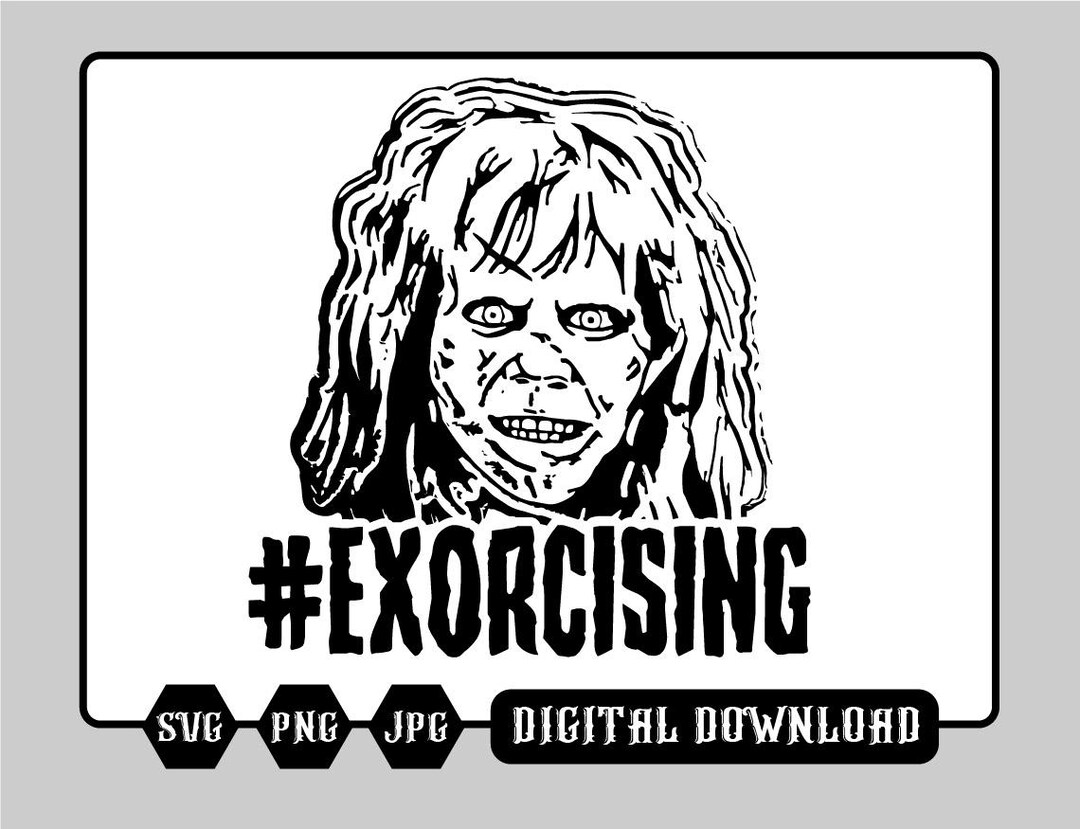 Exorcist | Horror Movie SVG | Halloween Movie | Hollywood Villains ...