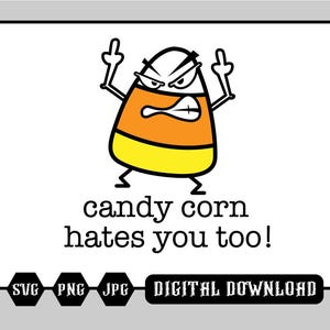 Candy Corn Corny | Halloween Humor | Halloween Candy | Cricut Cut File ...