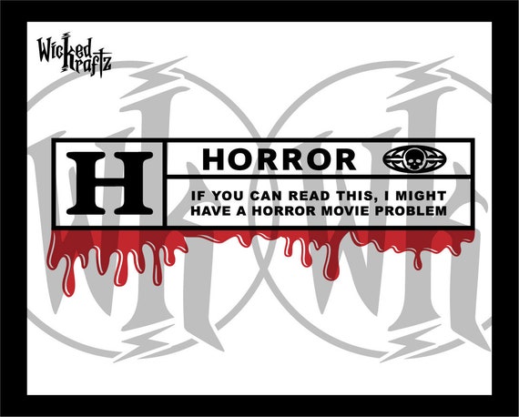 Horror Addict Svg Png Jpg Eps Digital Halloween Decal Svg - Etsy
