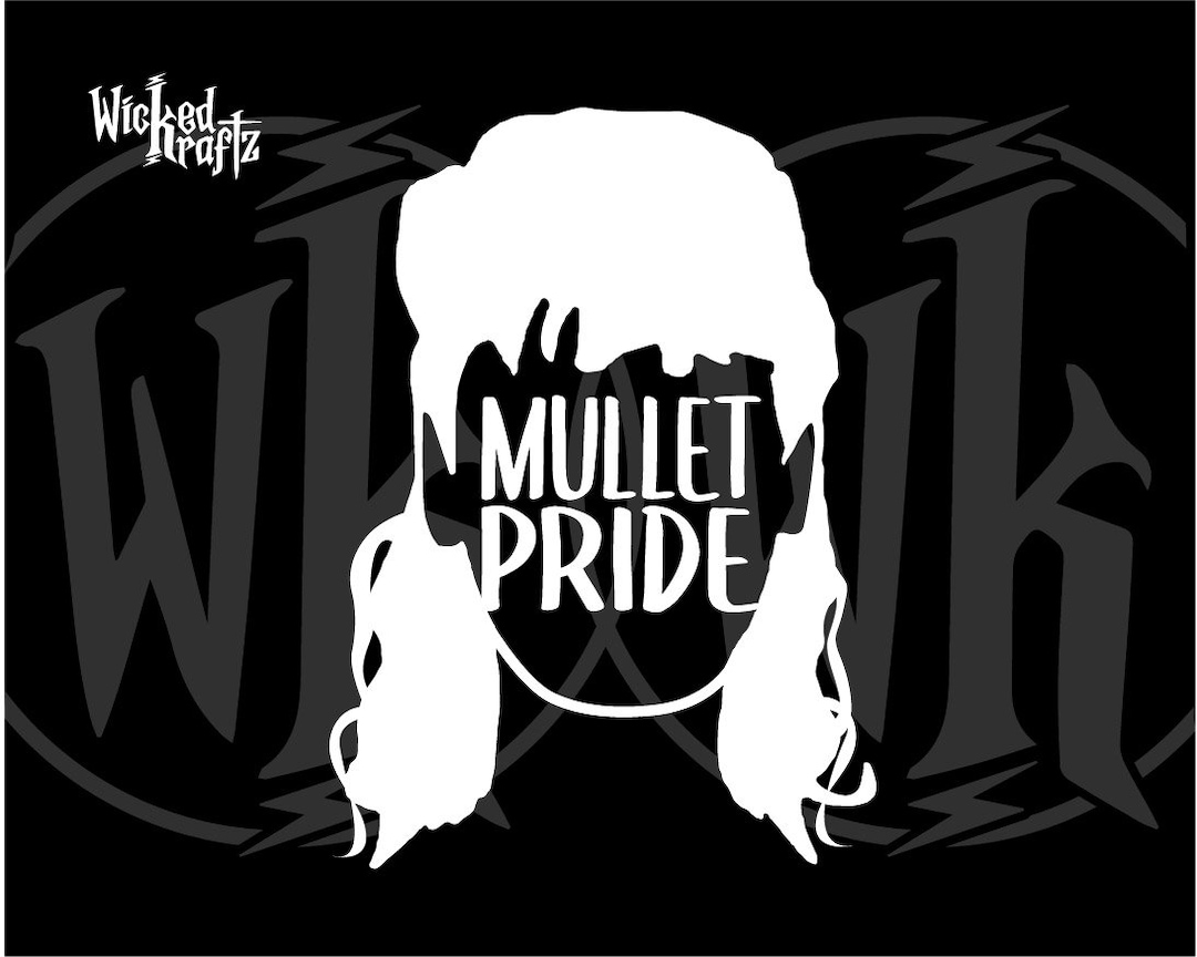 Mullet Pride Digital Svg Mullet Svg Funny Svg Merica' Svg - Etsy