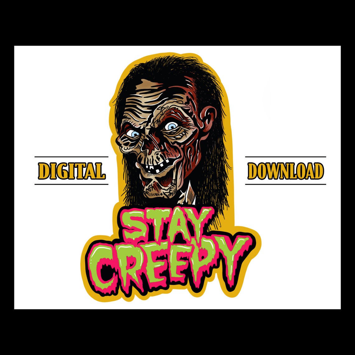 Stay Creepy Digital PNG Halloween png Holiday png | Etsy