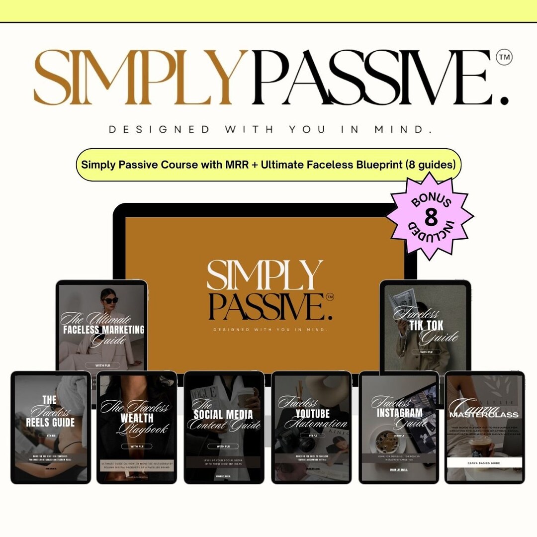 Simply Passive - Digital Marketing for Beginners With MRR Digital ...
