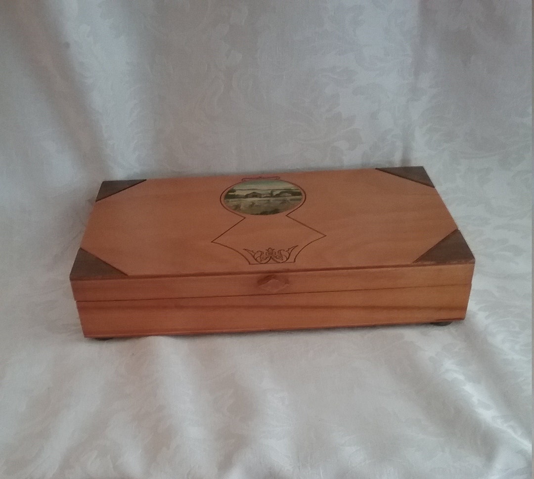 Vintage Small Wooden Box - Etsy