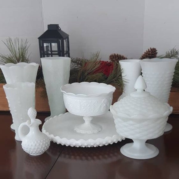 Rare Milk Glass - Etsy