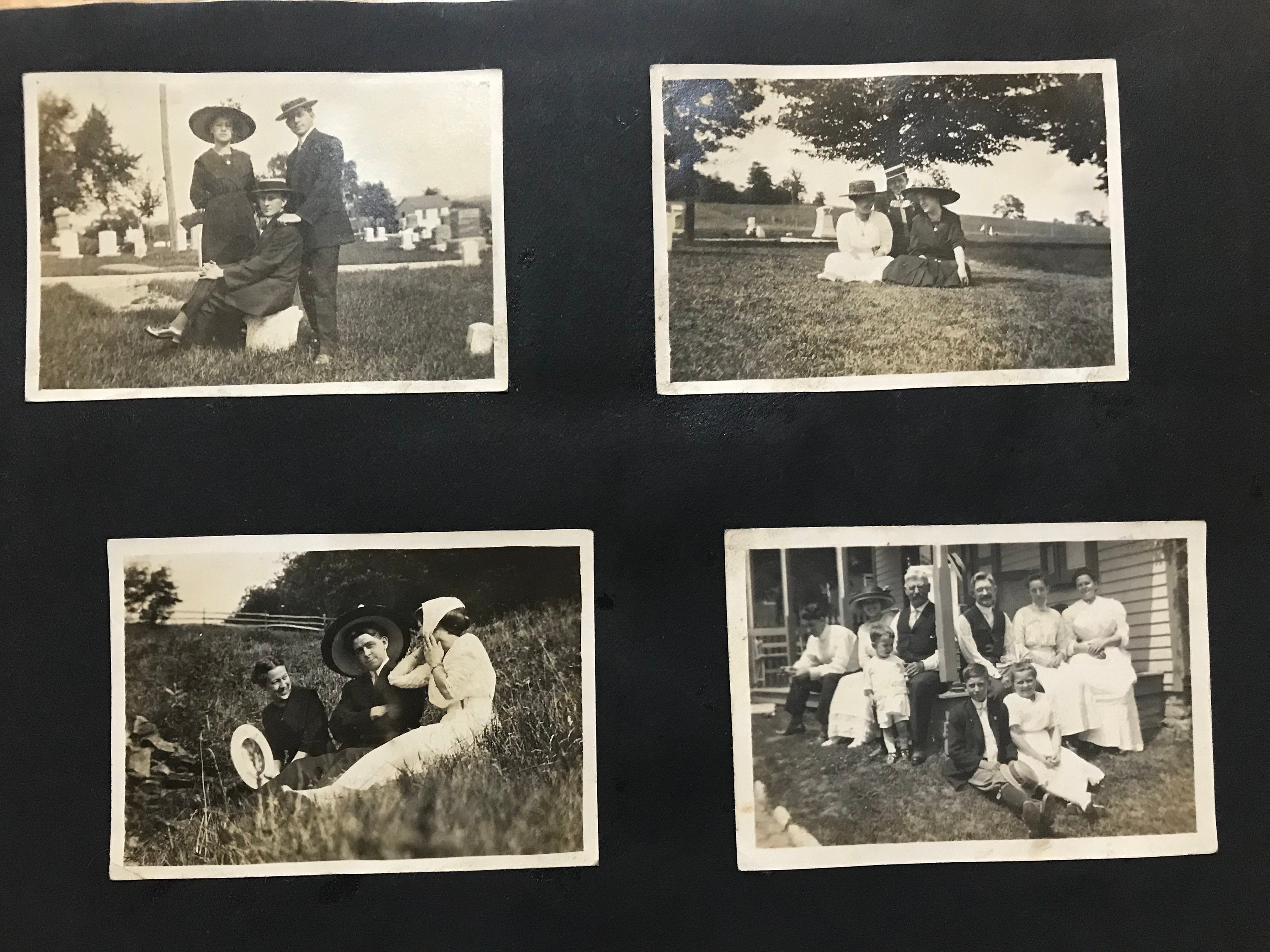 Vintage Antique Snapshot Photos Album Pages Double - Etsy