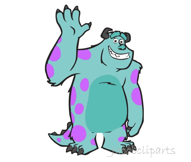 Sully svg Sullivan Layered SVG Monsters inc SVG Monsters | Etsy