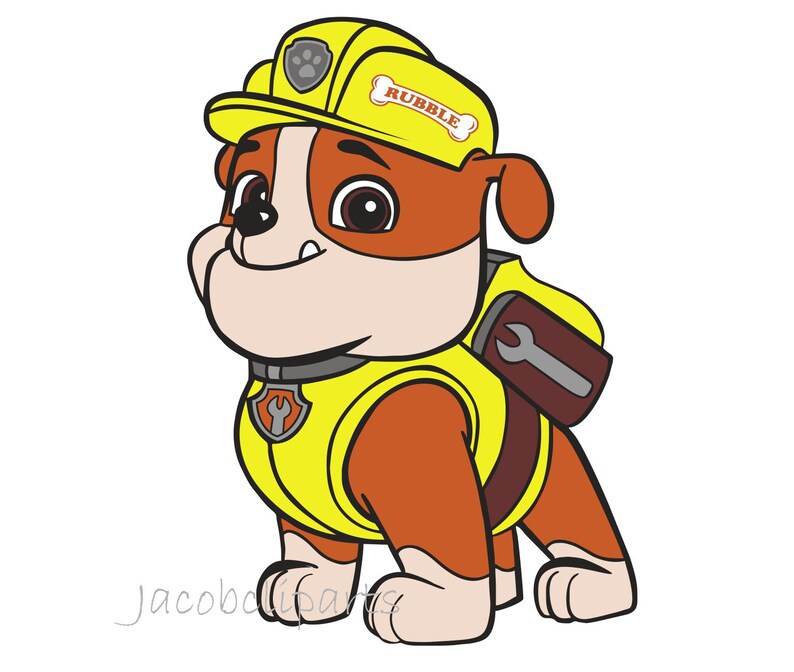Rubble paw patrol svg free - myfreehost