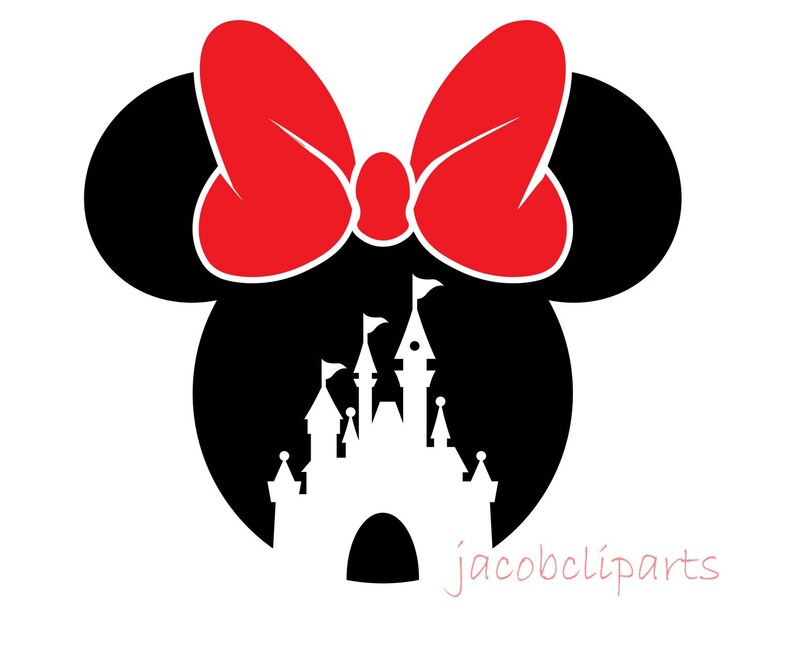 Minnie Mouse Castle Svg Disney Birthday Decor Minnie Mouse Etsy