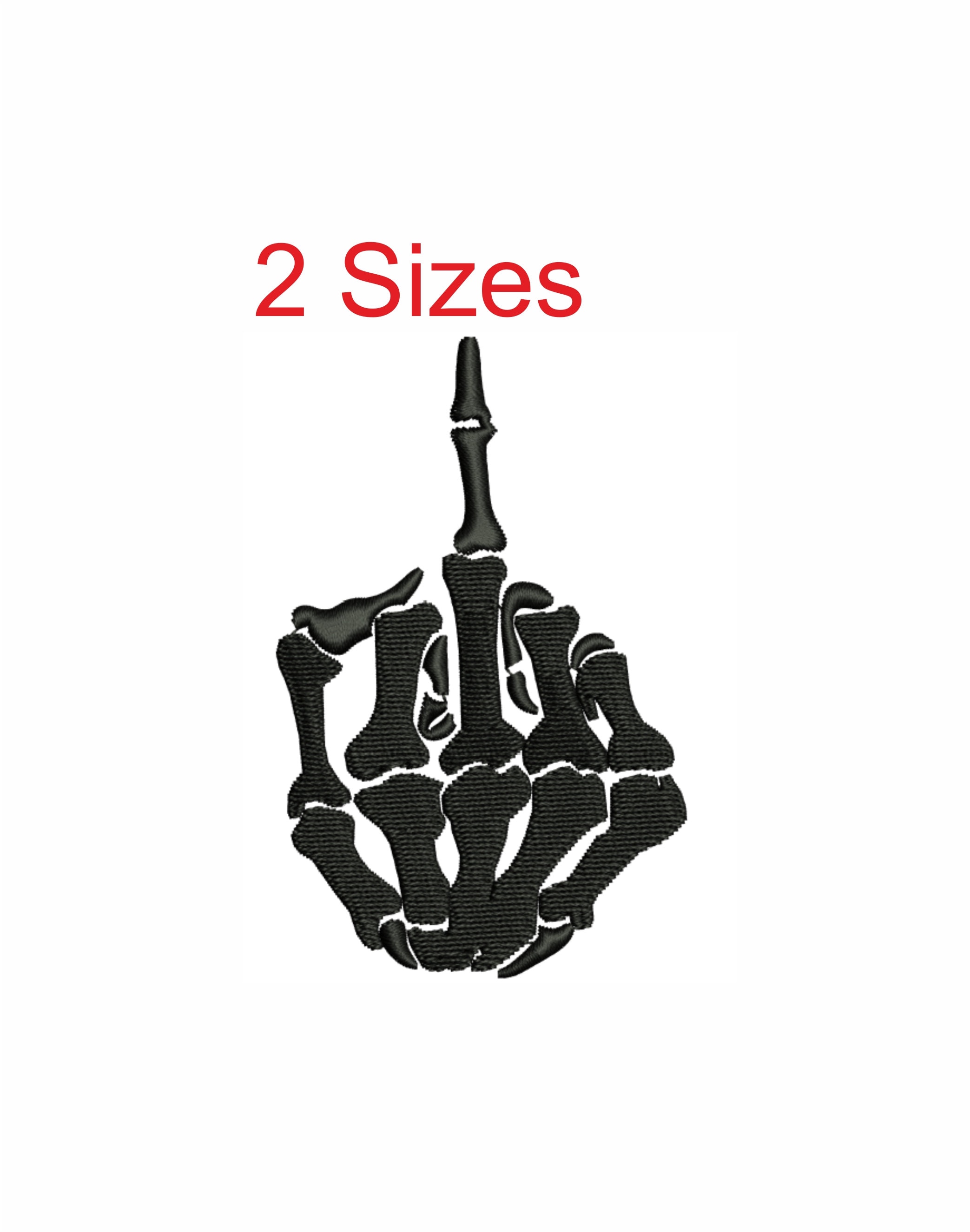 Middle Finger Text Art