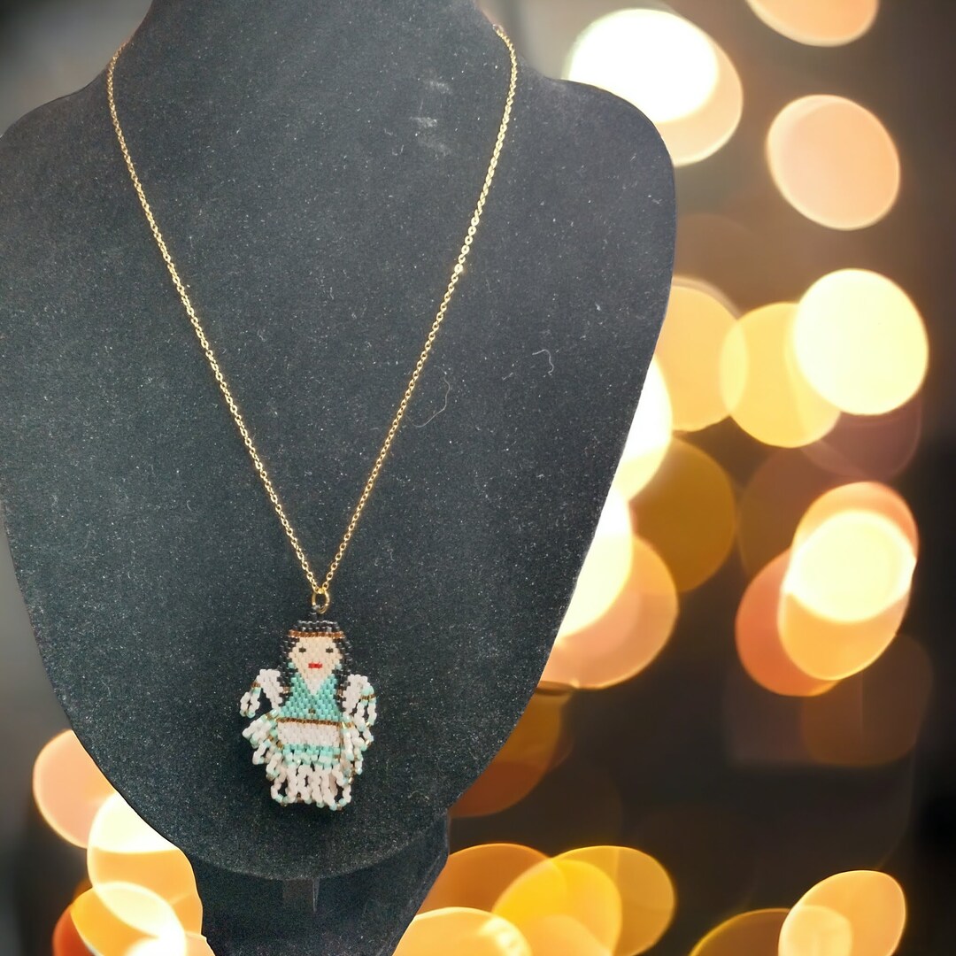 Lil Indian Maiden Necklace - Etsy
