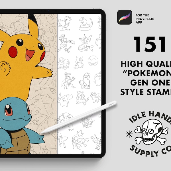 Pikachu Stamp - Etsy UK