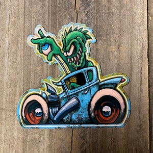 Swamp Monster Ratrod Sticker Free US Shipping - Etsy