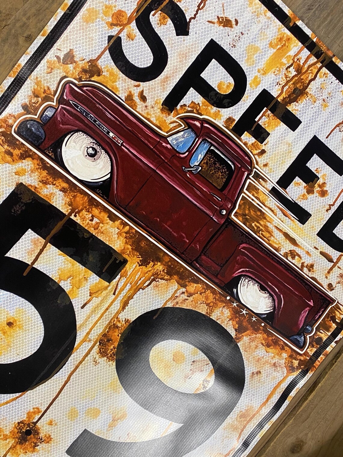 Banner 59 Apache Speed 24”x30” Hixgarage - Etsy