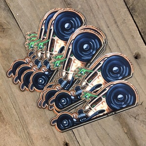 Model A Sedan Hotrod Cream Shifter Vinyl Decal Glossy Sticker Original ...