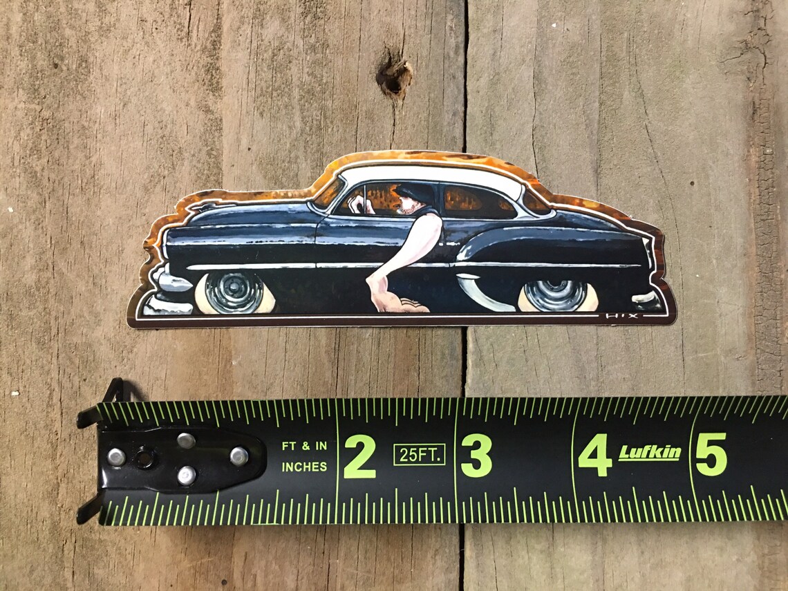 Hotrod Rat-rod 54 Chevrolet Sticker Chevy Hixpinstriping Free - Etsy