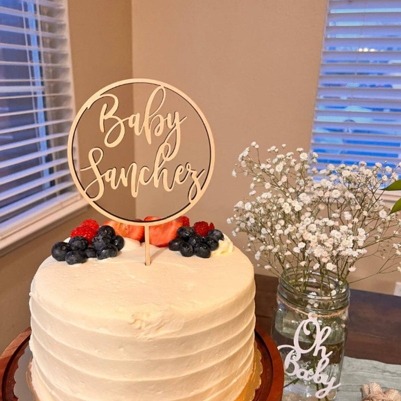 Baby Cake Topper - Etsy