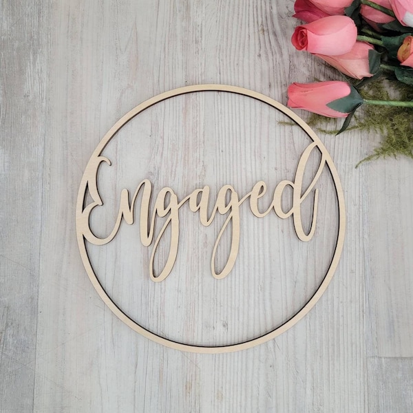 Engagement Signs for Party - Etsy