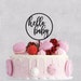 Hello Baby Cake Topper Pregnancy Announcement Baby Shower Cake Sign ...