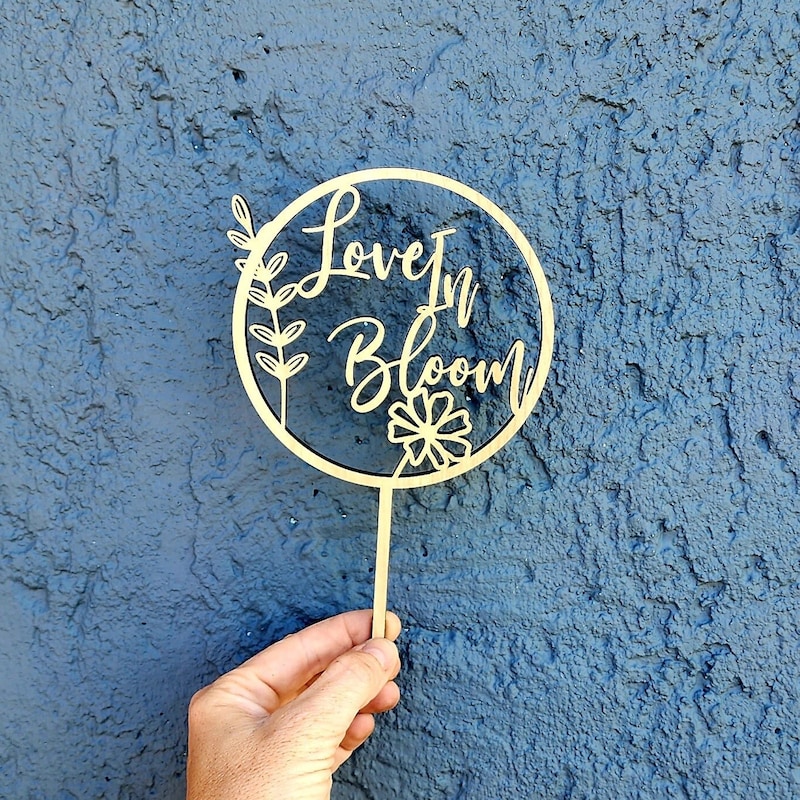 Love Cake Topper - Etsy