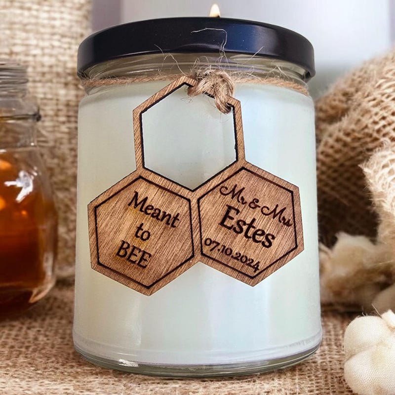 Candle Favor Tags - Etsy