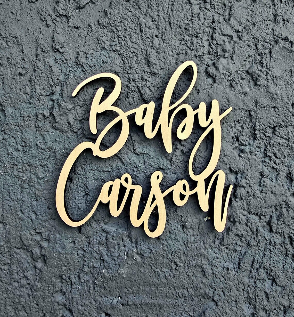 Personalized Baby Wooden Sign • Custom Name Sign • Baby Shower ...