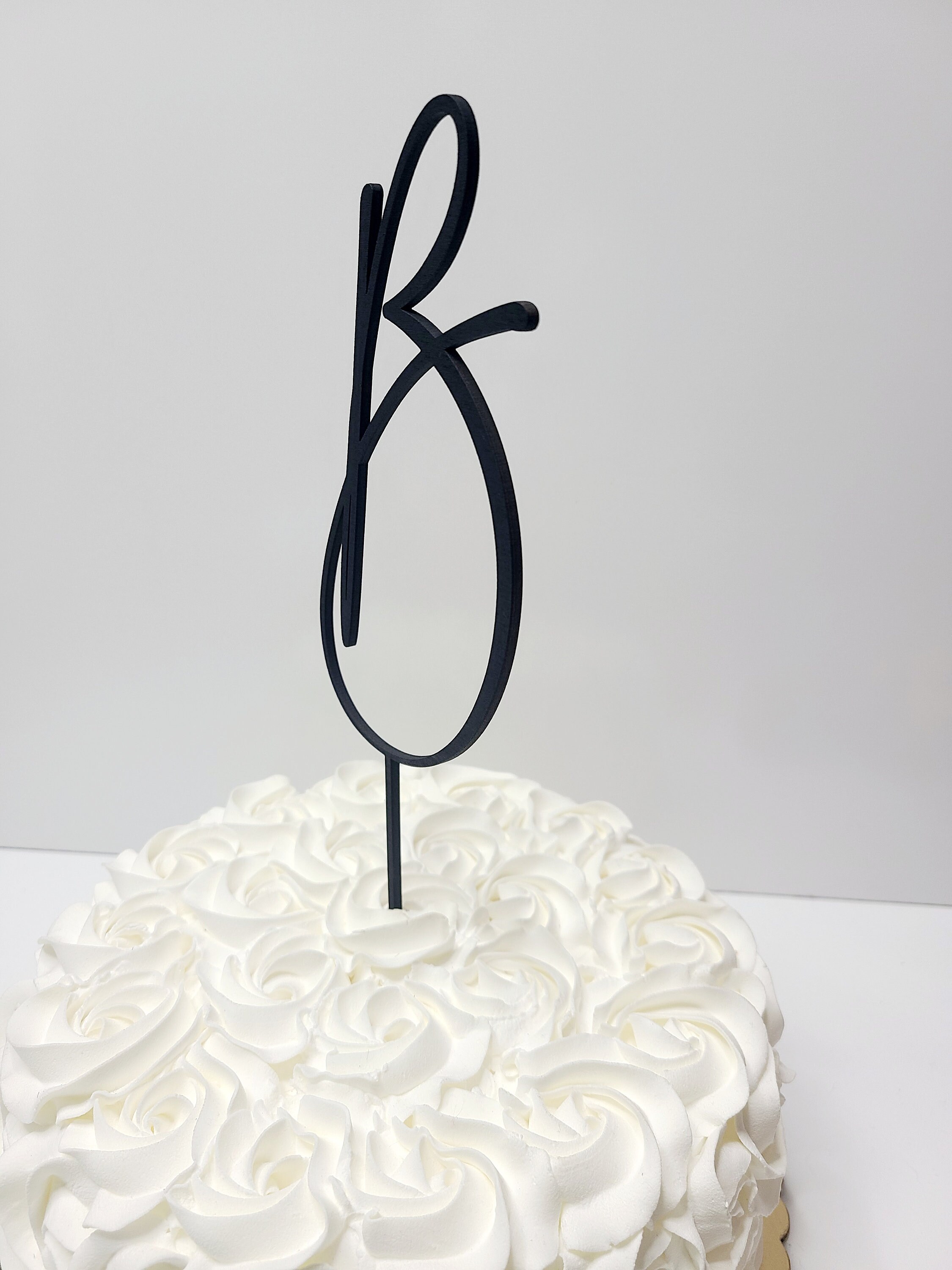 Personalized Letter Cake Topper Wooden Wedding Cake Topper - Etsy