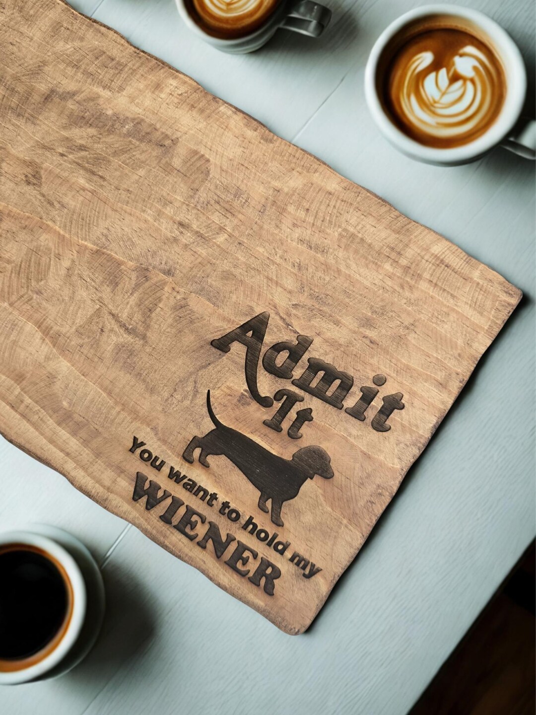 Funny Charcuterie Board Gift Admit It You Want to Hold My Wiener ...