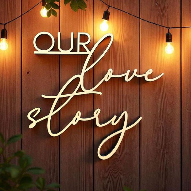 Our Love Story - Etsy