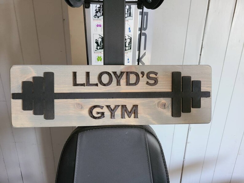 Personalized Home Gym Sign Workout Room Sign Fitness Decor | Etsy