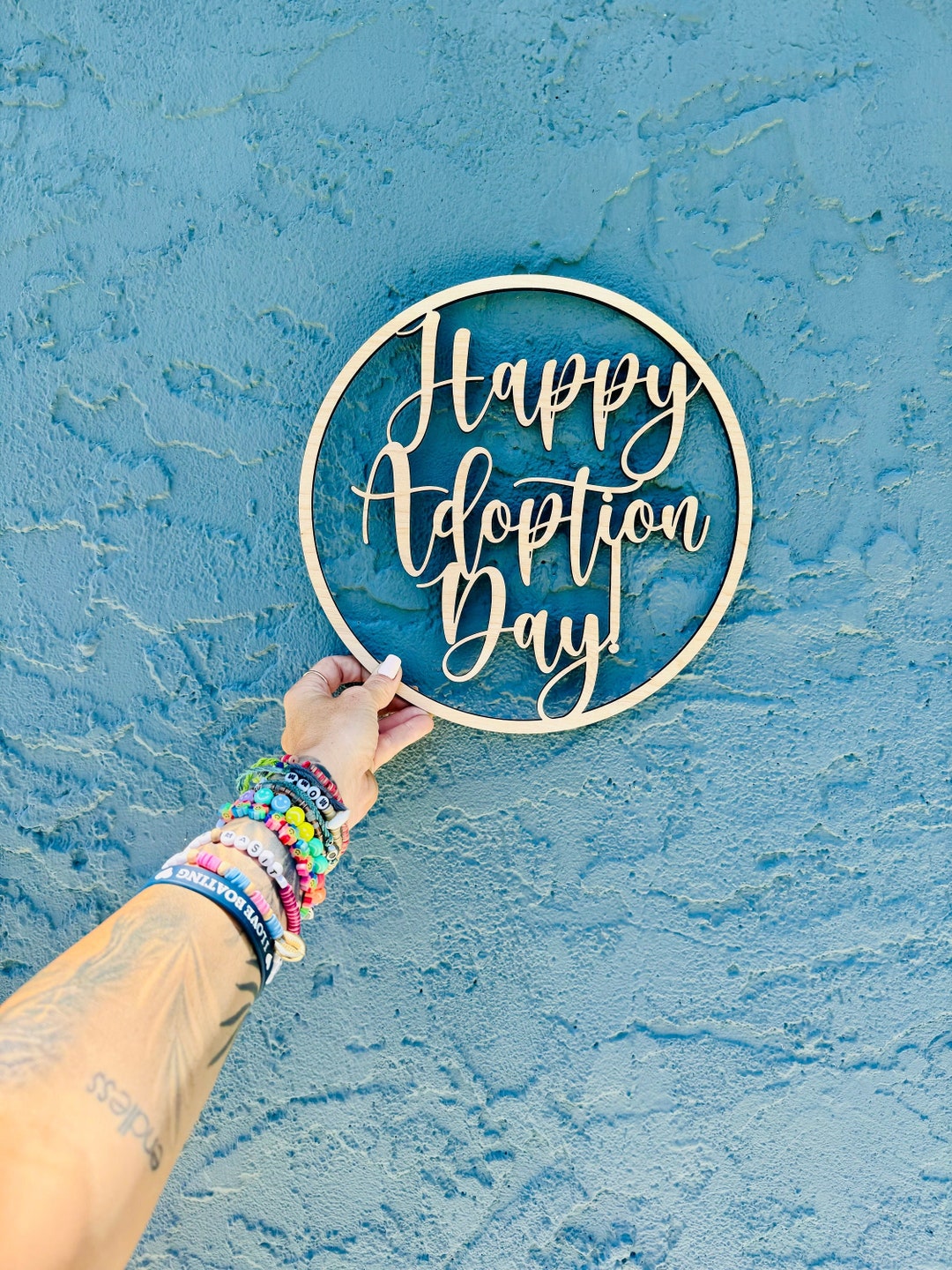 Happy Adoption Day Photo Prop Adoption Sign Child Adopted Pet Adoption ...