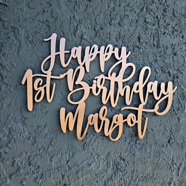 Happy 1st Birthday - Etsy