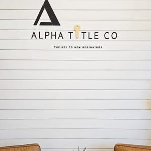 3d Business Logo Sign for Desk or Wall Custom Reception Sign Office ...