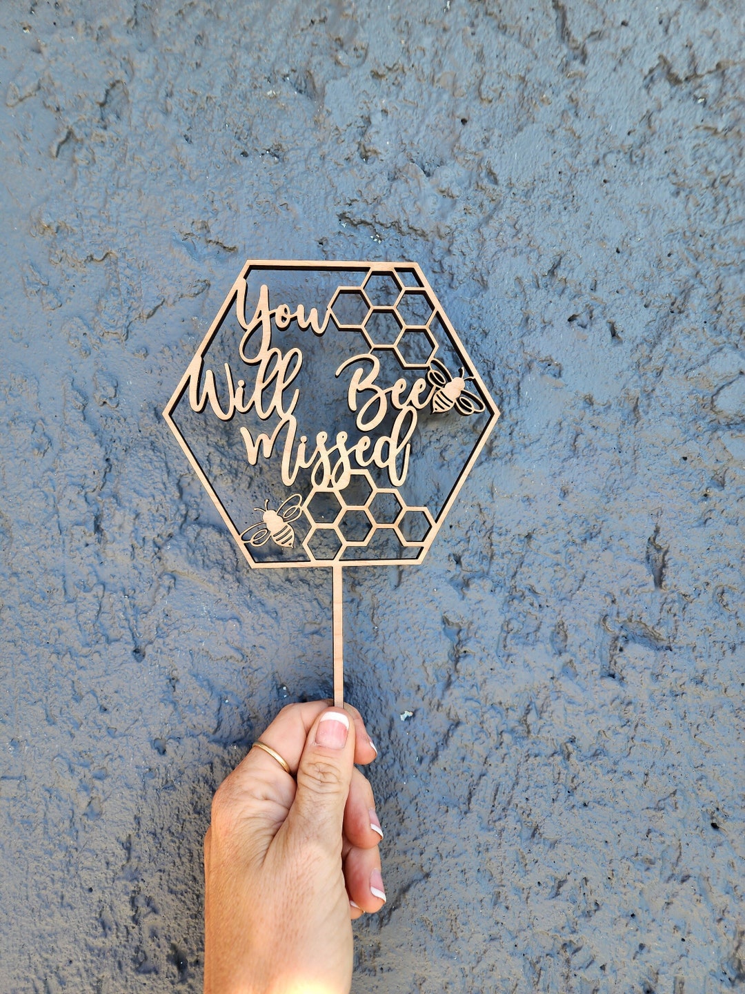 You Will Bee Missed Cake Topper Going Away Decorations Last Day of Work ...