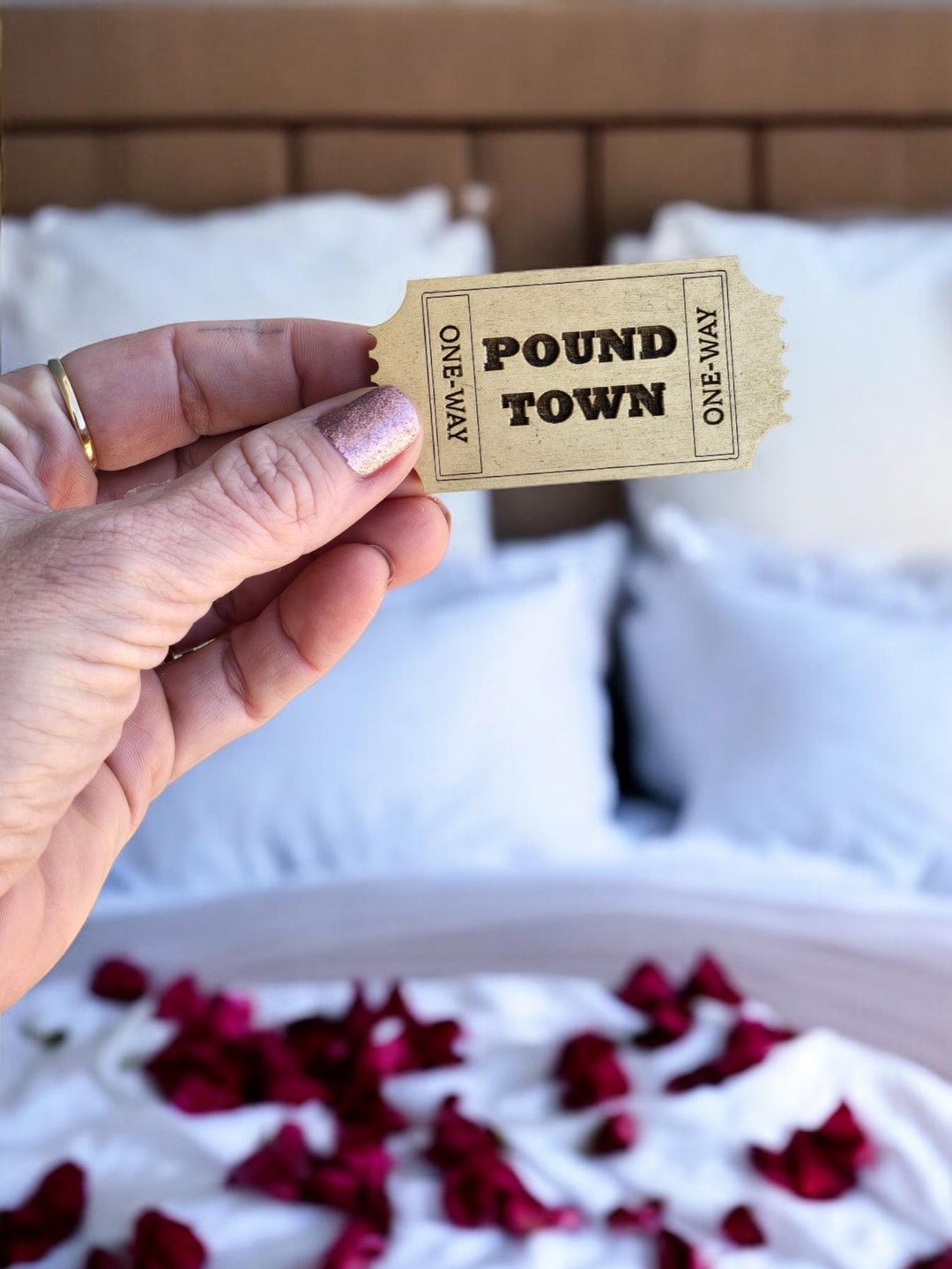 Ticket to Pound Town - One Way Sexy Ticket Valentine's Gift for Him or ...