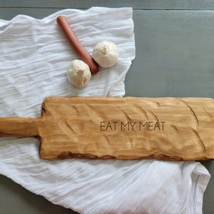 Eat My Meat Coochie Board Charcuterie Board Funny Father's Day Gift Gag ...