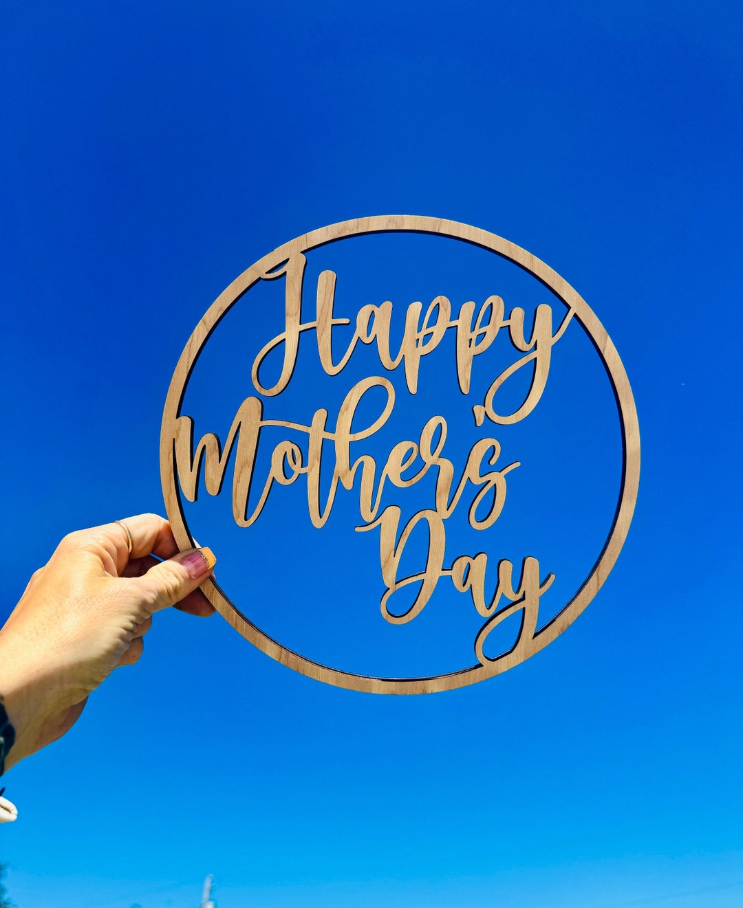 Happy Mothers Day Sign Mother's Day Wooden Sign Gift for Mom Photo Prop ...