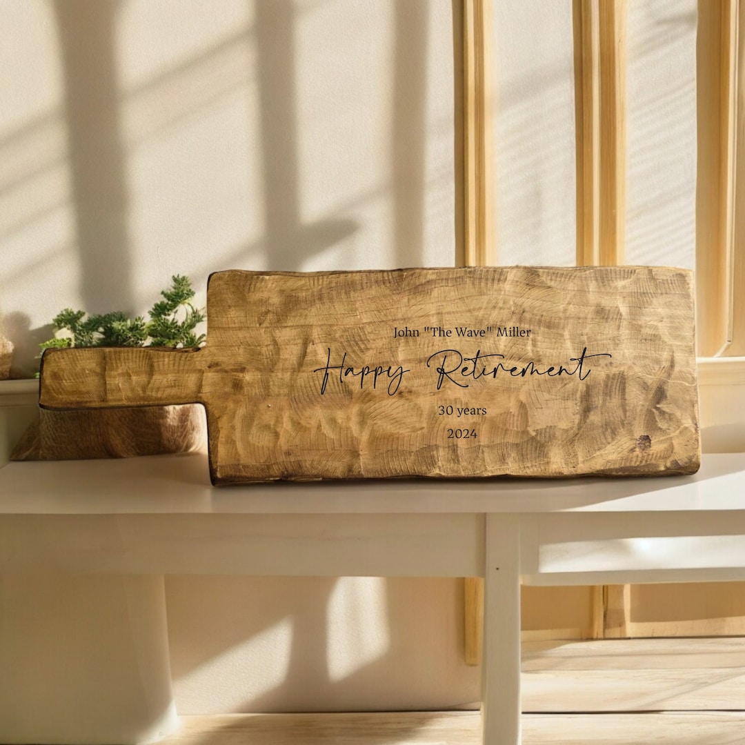 Custom Retirement Gift Happy Retirement Charcuterie Board Gift for ...
