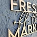 Fresh off the Market Sign: Bridal Shower Decor | Engagement Party ...