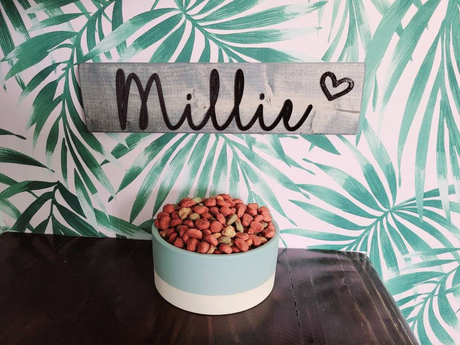 Pet Name Sign Wooden Dog House Sign Cat Sign Name Sign Pet | Etsy