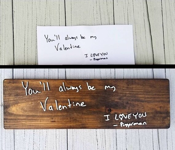 Father's Day Handwriting Sign Personalized Gift - Etsy